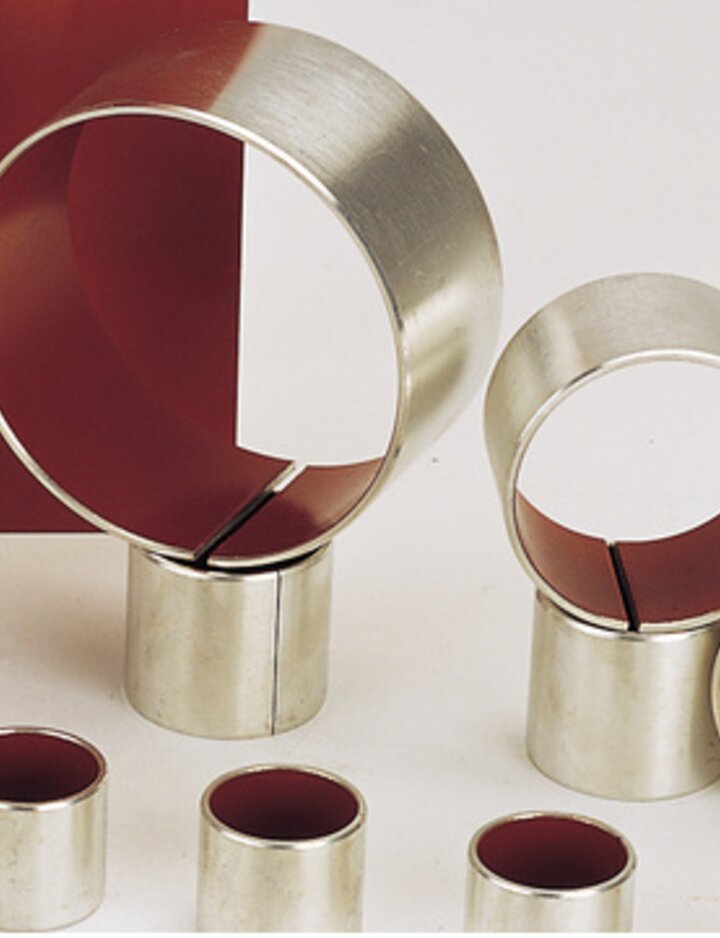 Gerollte wartungsfreie Gleitlager aus diversen Werkstoffen | GGT